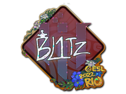 Sticker | bLitz (Glitter) | Rio 2022 - SteamAnalyst.com