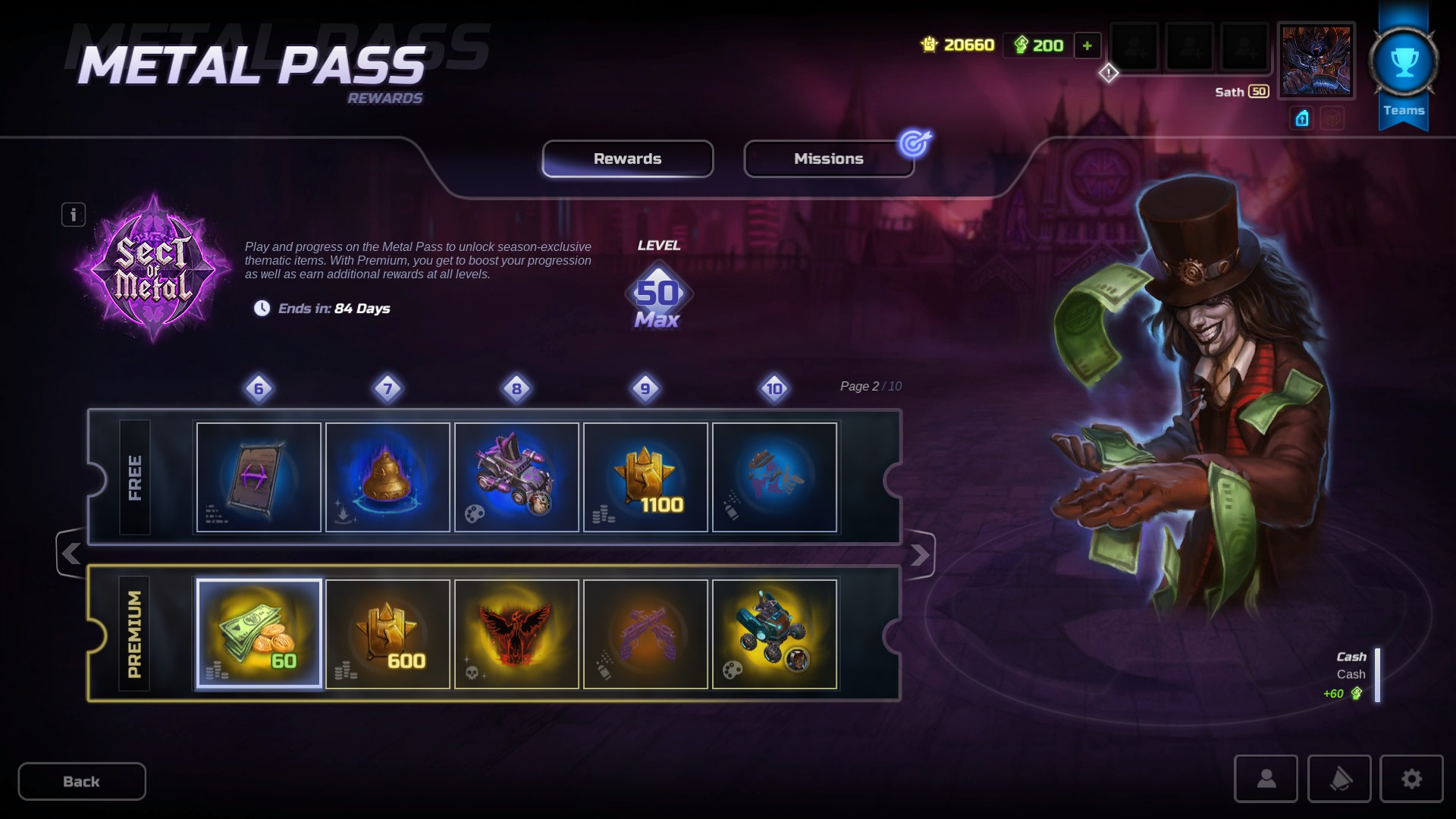 HMM Metal Pass Premium Season 3 + 1300 Cash - Keymailer