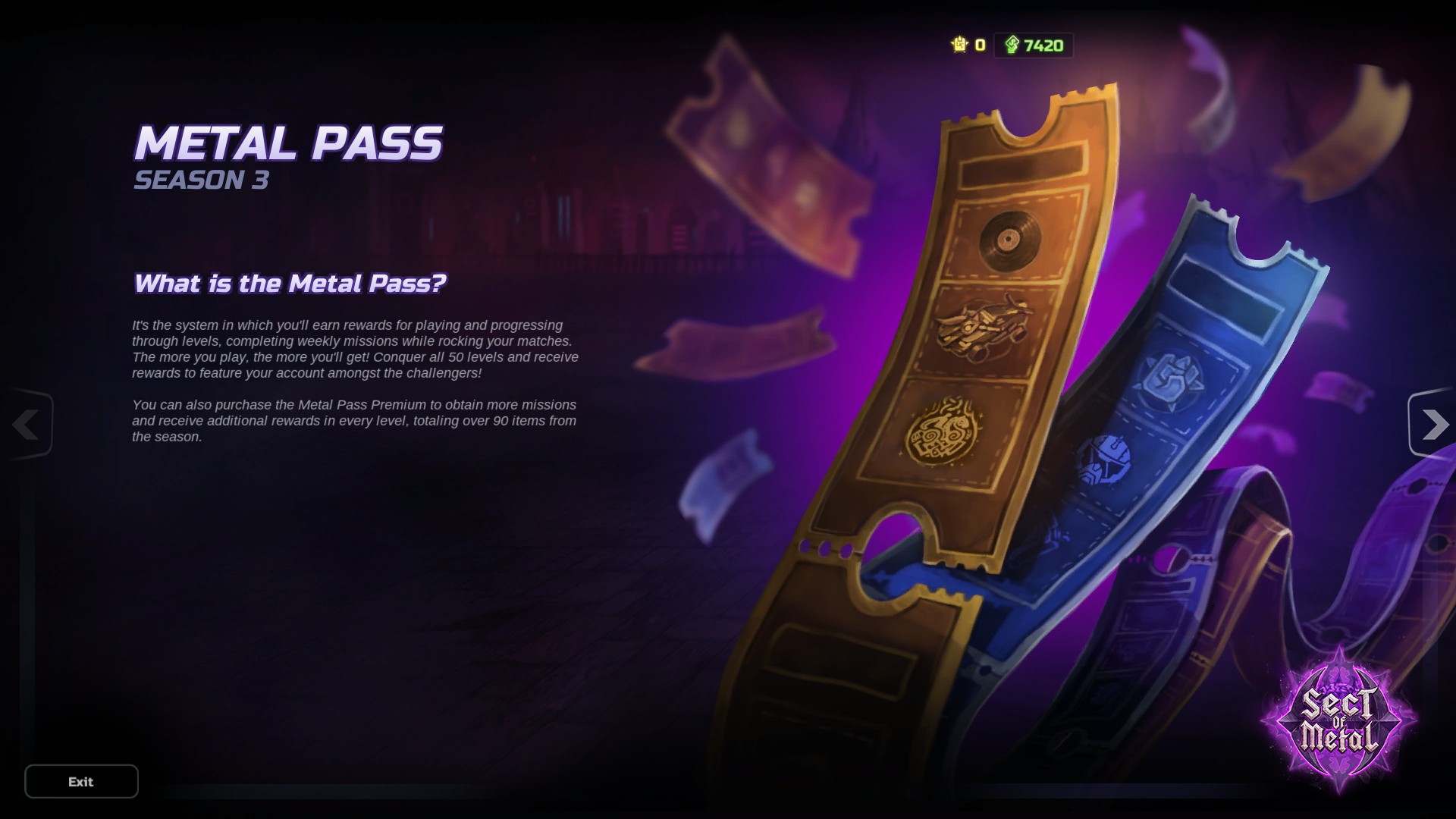 HMM Metal Pass Premium Season 3 + 1300 Cash - Keymailer