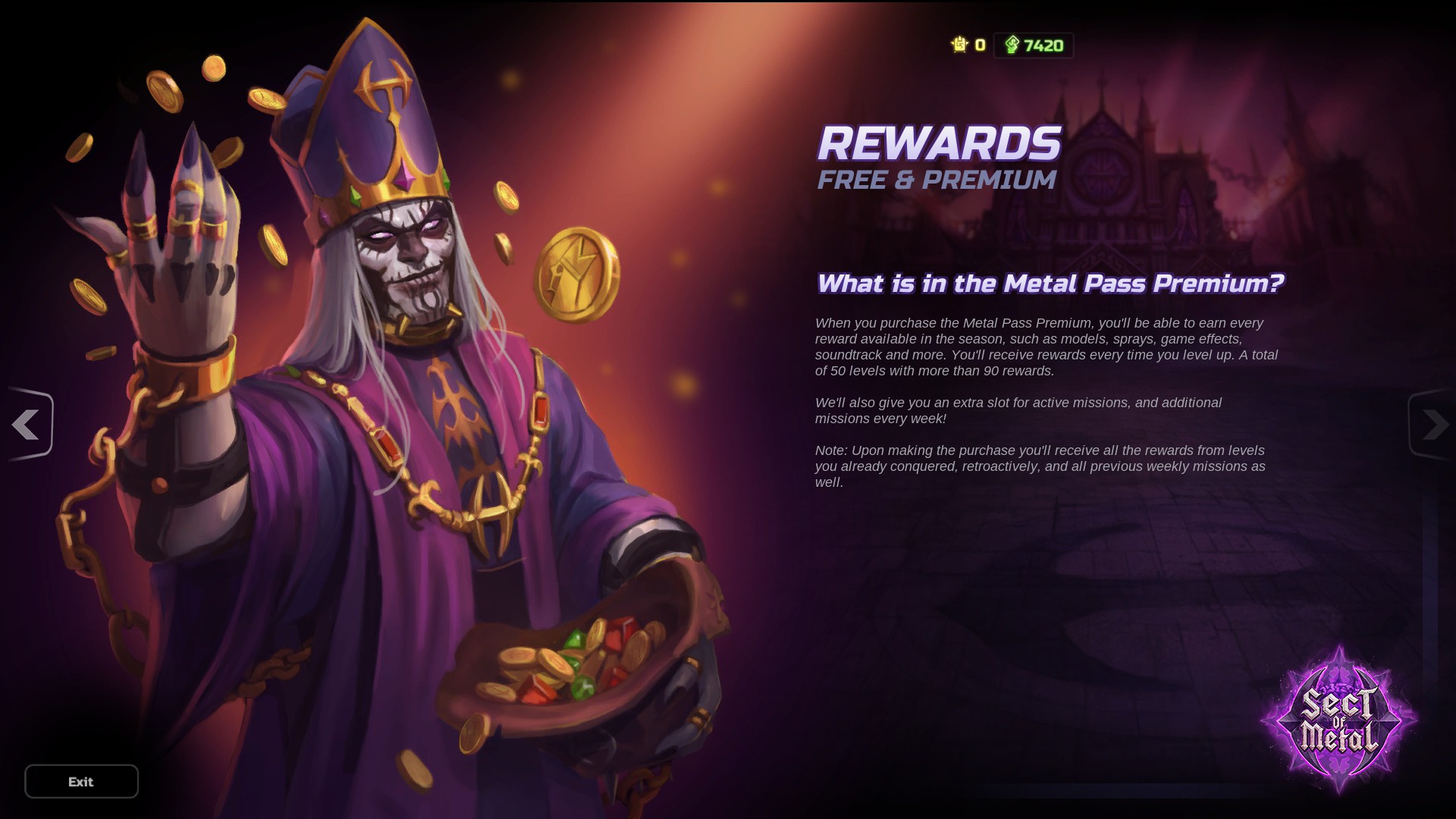 HMM Metal Pass Premium Season 3 + 20 Levels - Keymailer
