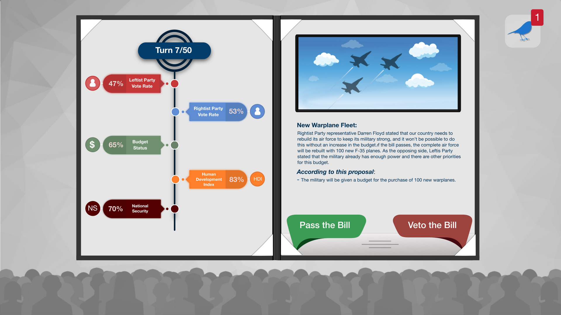 Balanced Politics Simulator on Steam