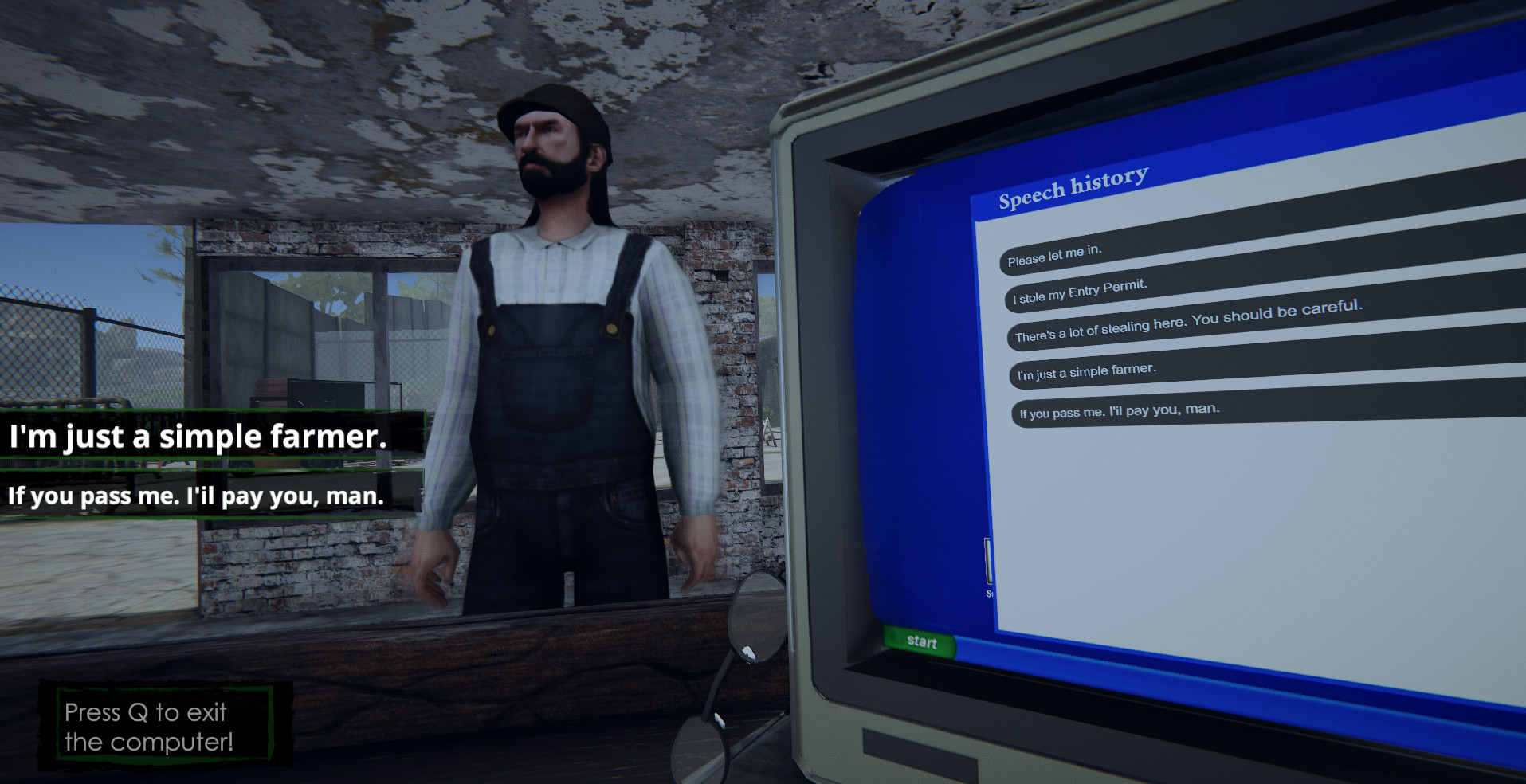 Border Officer on Steam