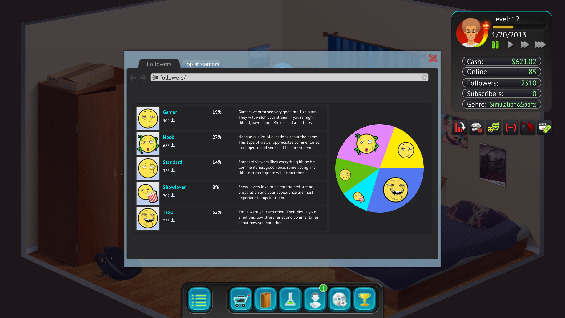 Save 40% on Streamer's Life on Steam