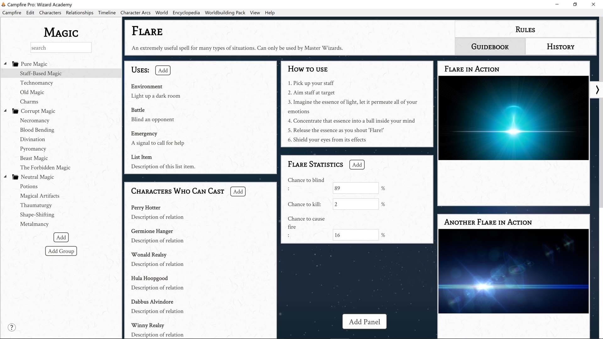 Worldbuilding Pack for Campfire Pro · 스팀