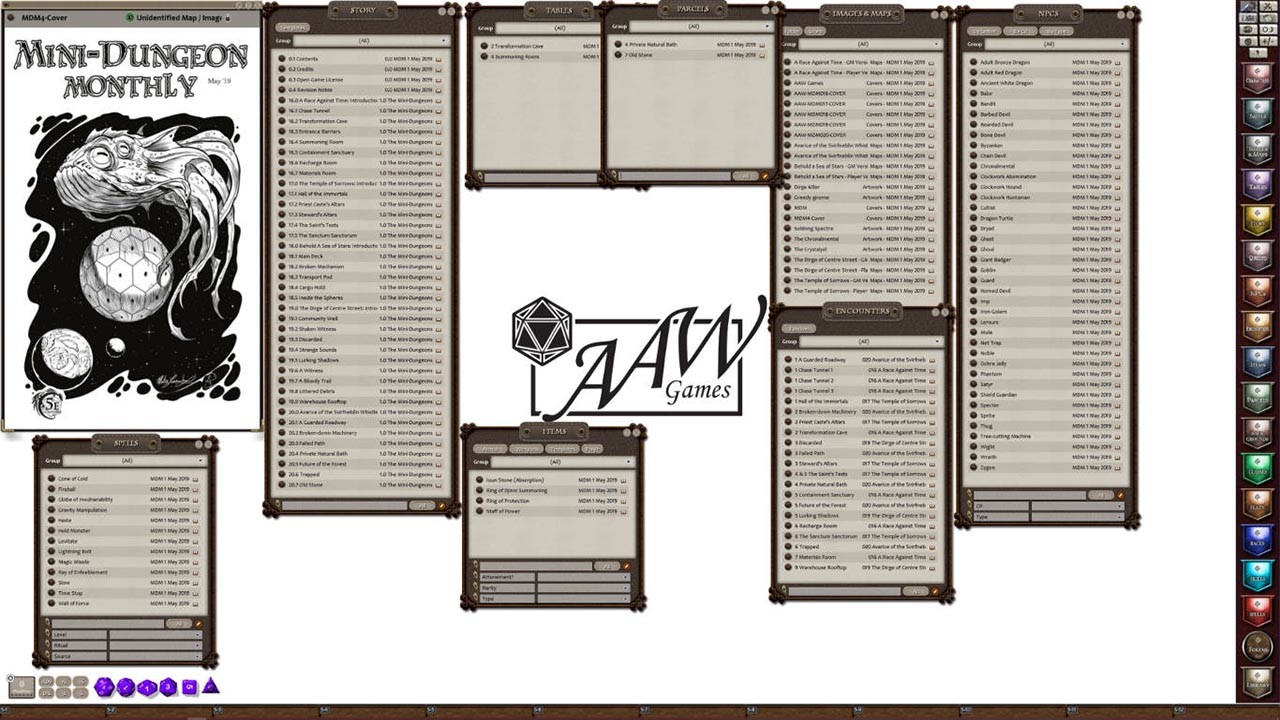 Fantasy Grounds - Mini-Dungeon Monthly #4 (5E) · 스팀