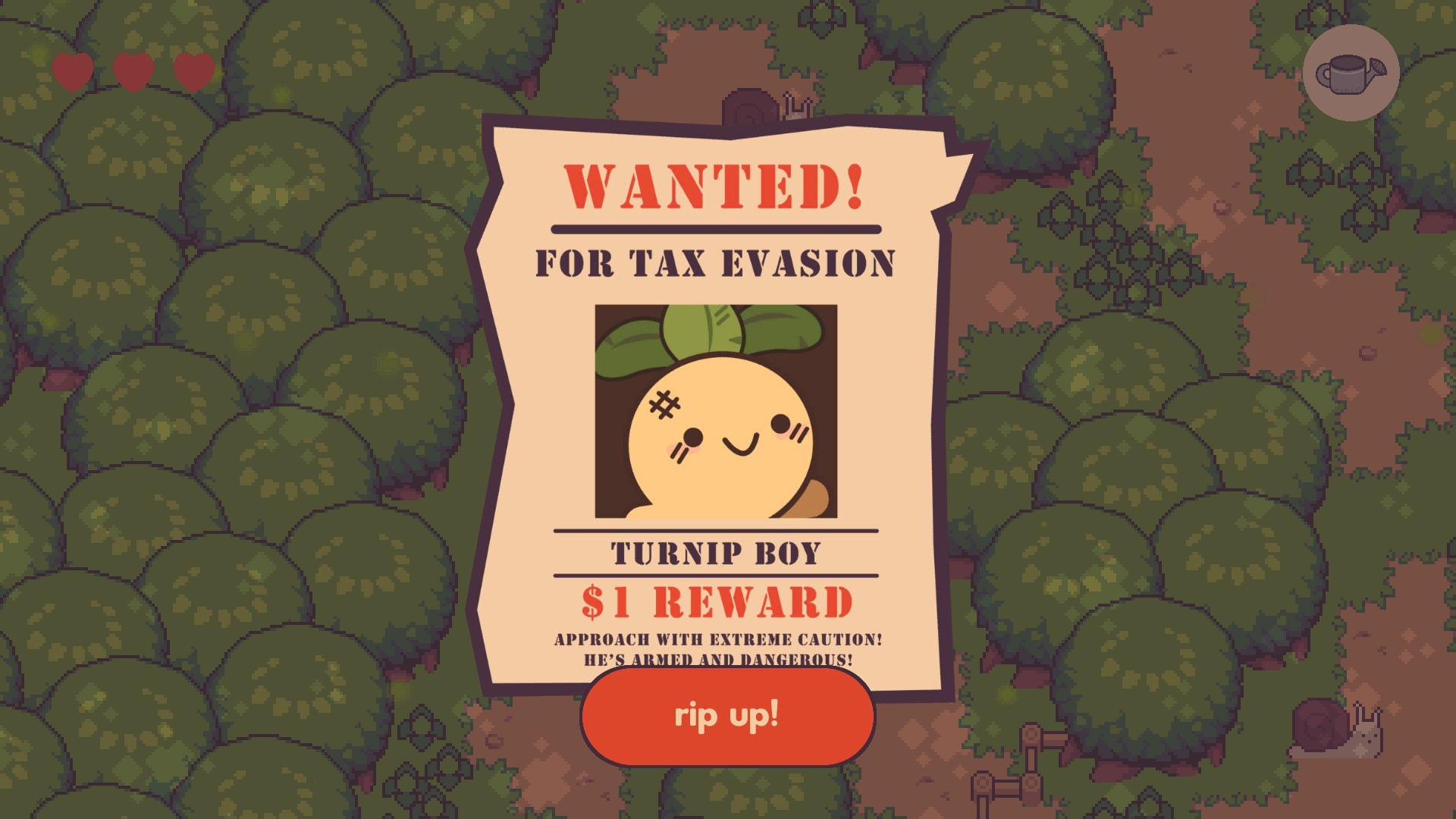 Turnip Boy Commits Tax Evasion on Steam