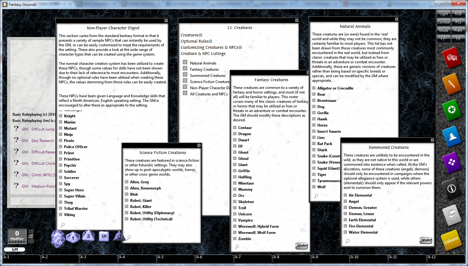 Fantasy Grounds - Basic Roleplaying (BRP) Ruleset · 스팀