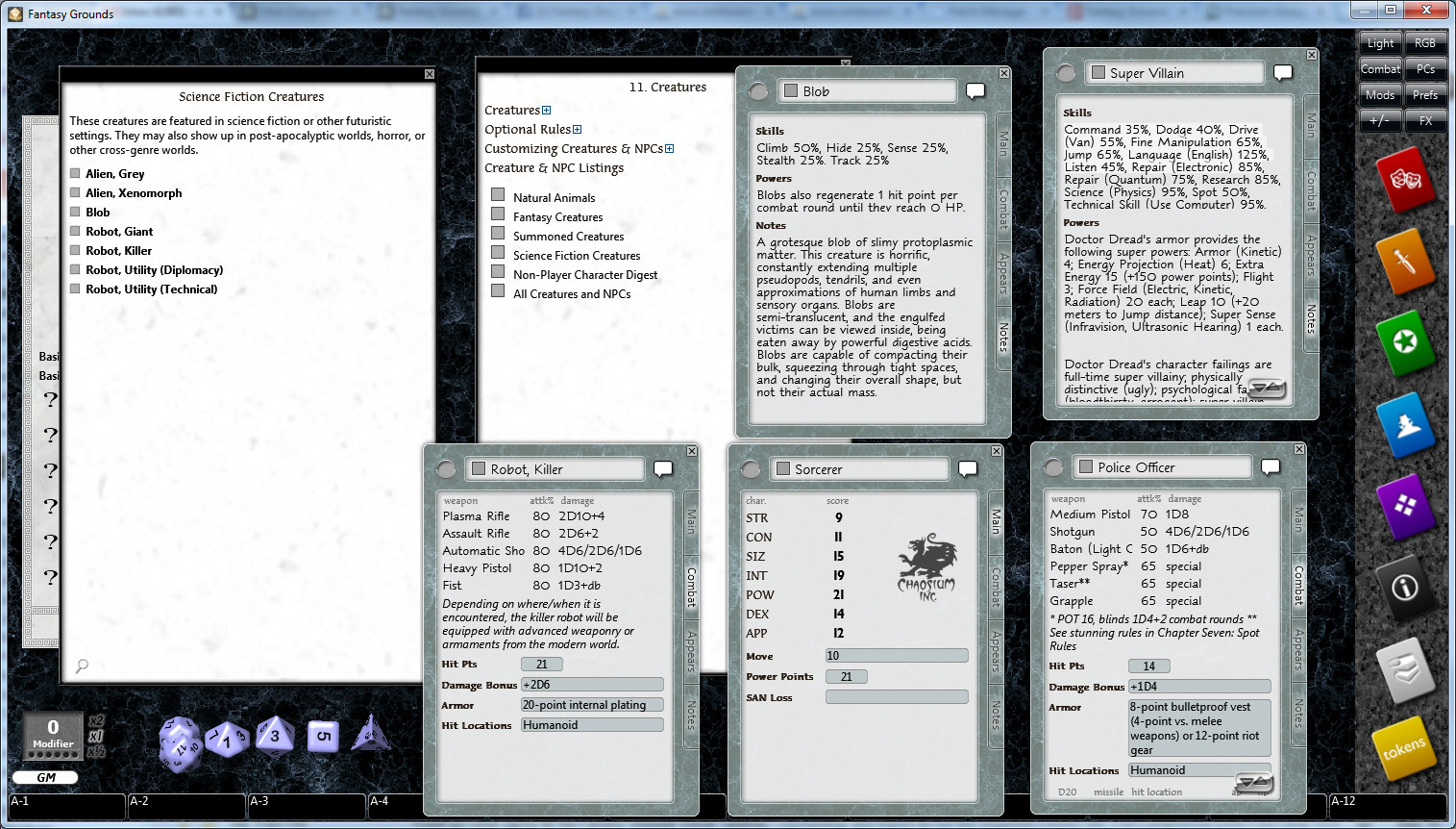 Fantasy Grounds - Basic Roleplaying (BRP) Ruleset · 스팀