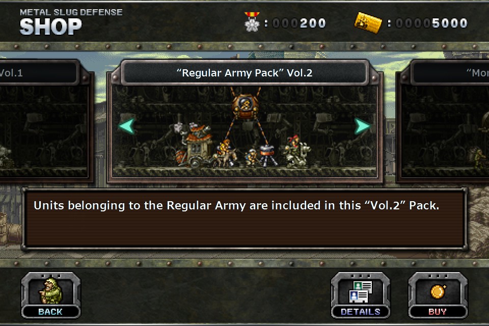 METAL SLUG DEFENSE - “Regular Army Pack” Vol.2 on Steam