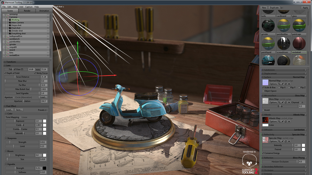 Marmoset Toolbag 2 - SteamStat.ru