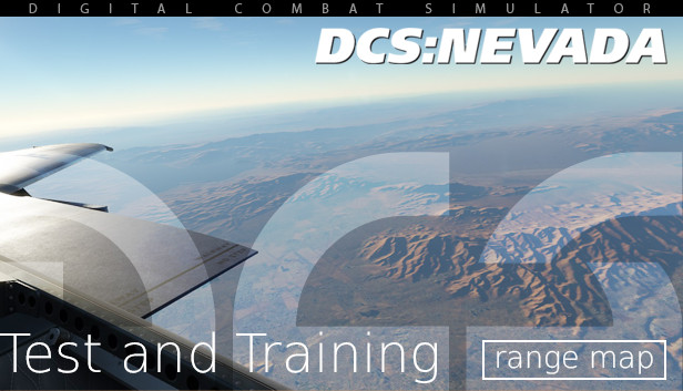 DCS: NEVADA Test and Training Range Map on Steam