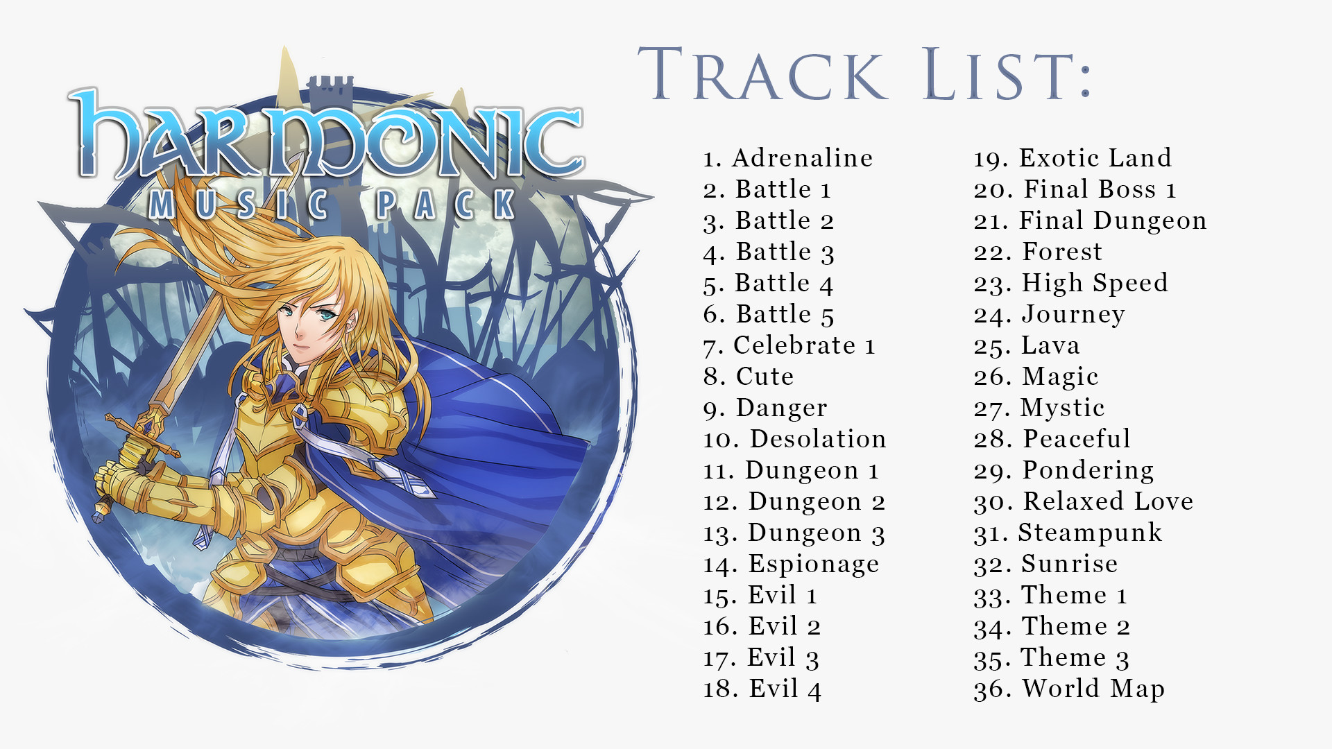 RPG Maker VX Ace - Harmonic Fantasy Music Pack · 스팀