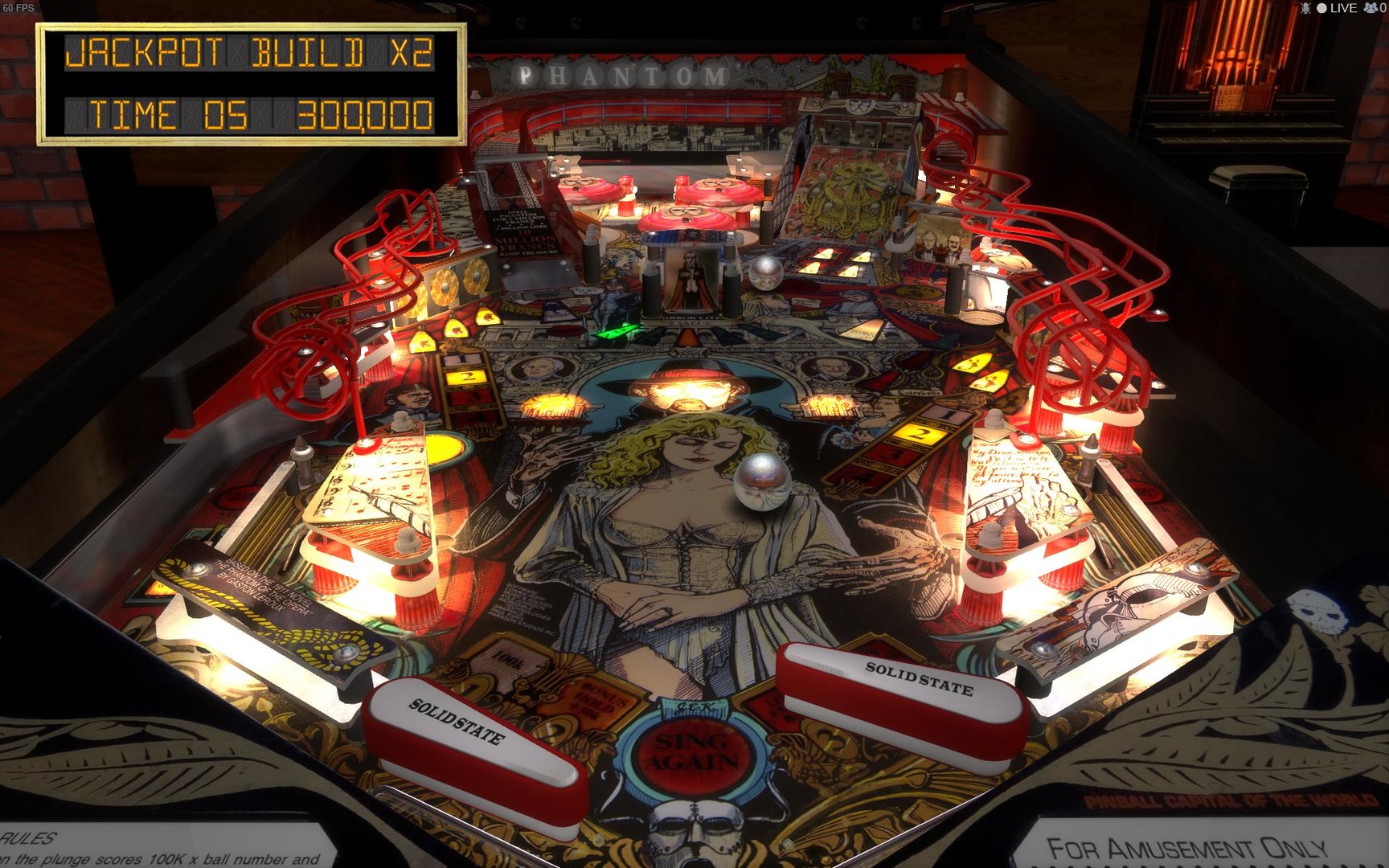 Stern Pinball Arcade: Phantom of the Opera on Steam