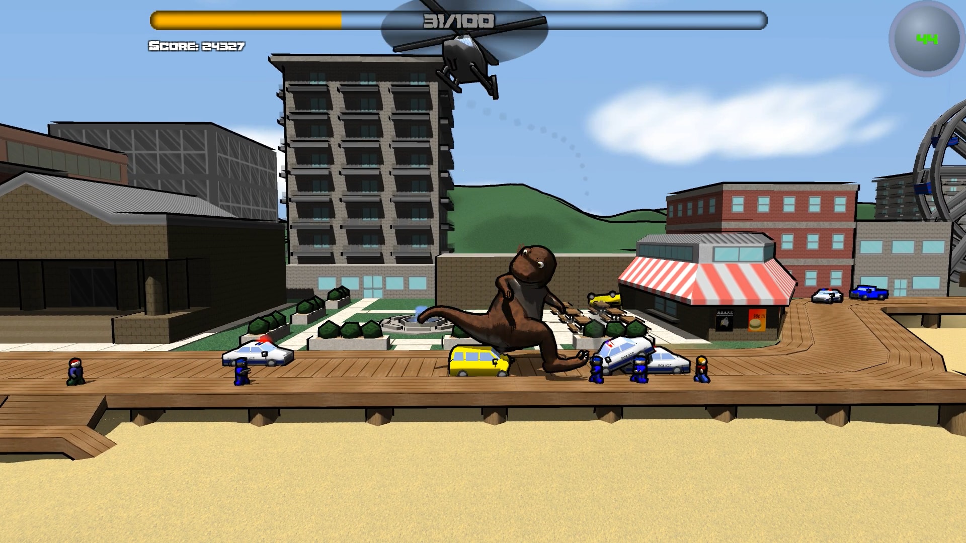 Attack of the Giant Mutant Lizard on Steam