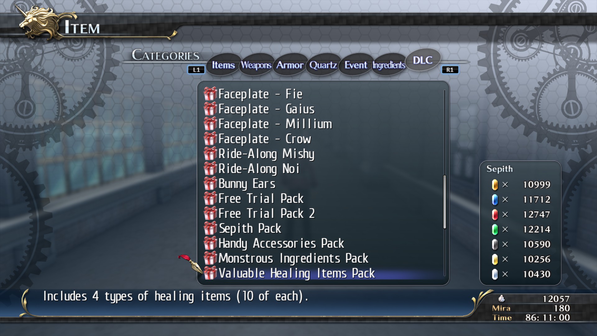 The Legend of Heroes: Trails of Cold Steel - Valuable Healing Items ...