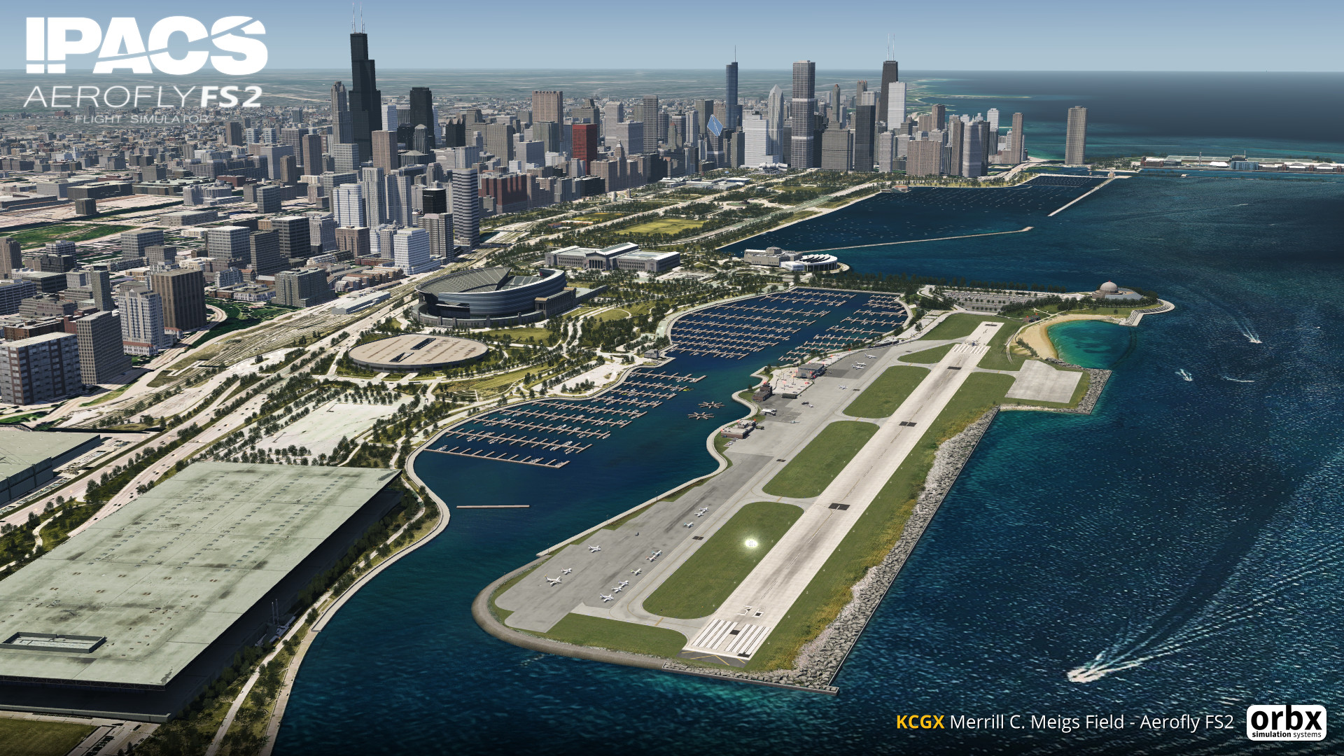 Aerofly FS 2 - Orbx - Chicago Meigs Field · 스팀