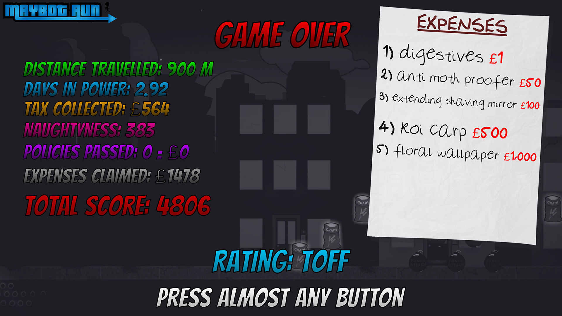 Maybot Run - SteamStat.ru