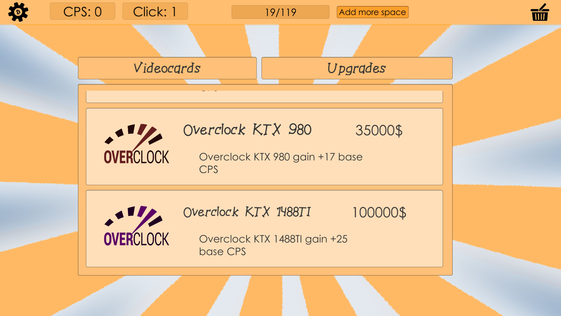 Bitcoin Clicker: Playtime, scores and collections on Steam Backlog