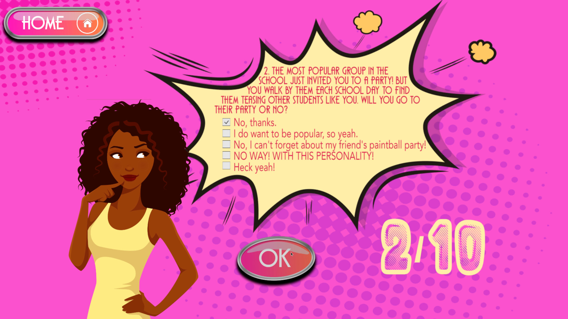 TEEN DATE SIMULATOR on Steam