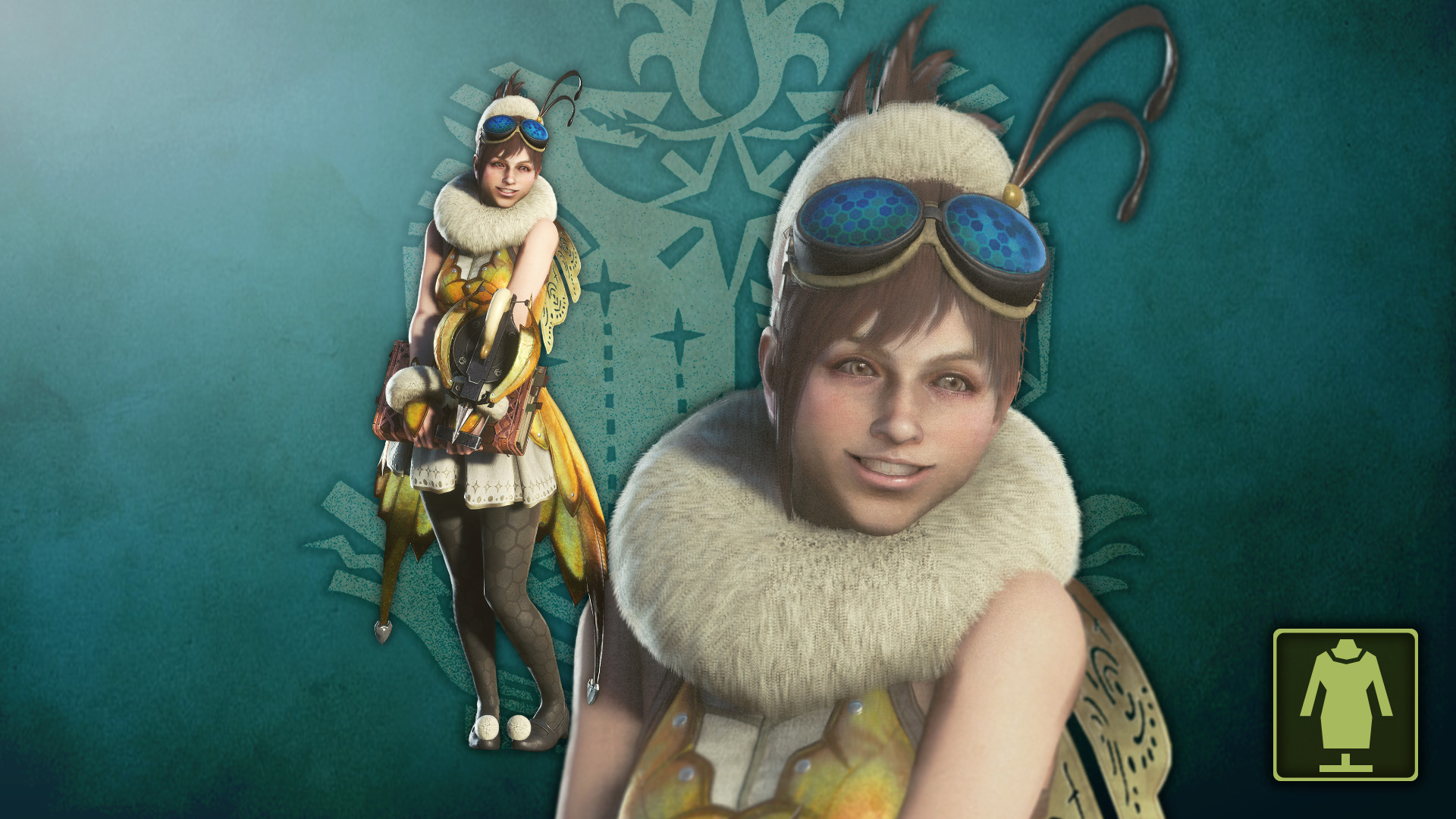 Monster Hunter: World - The Handler's Busy Bee Dress on Steam