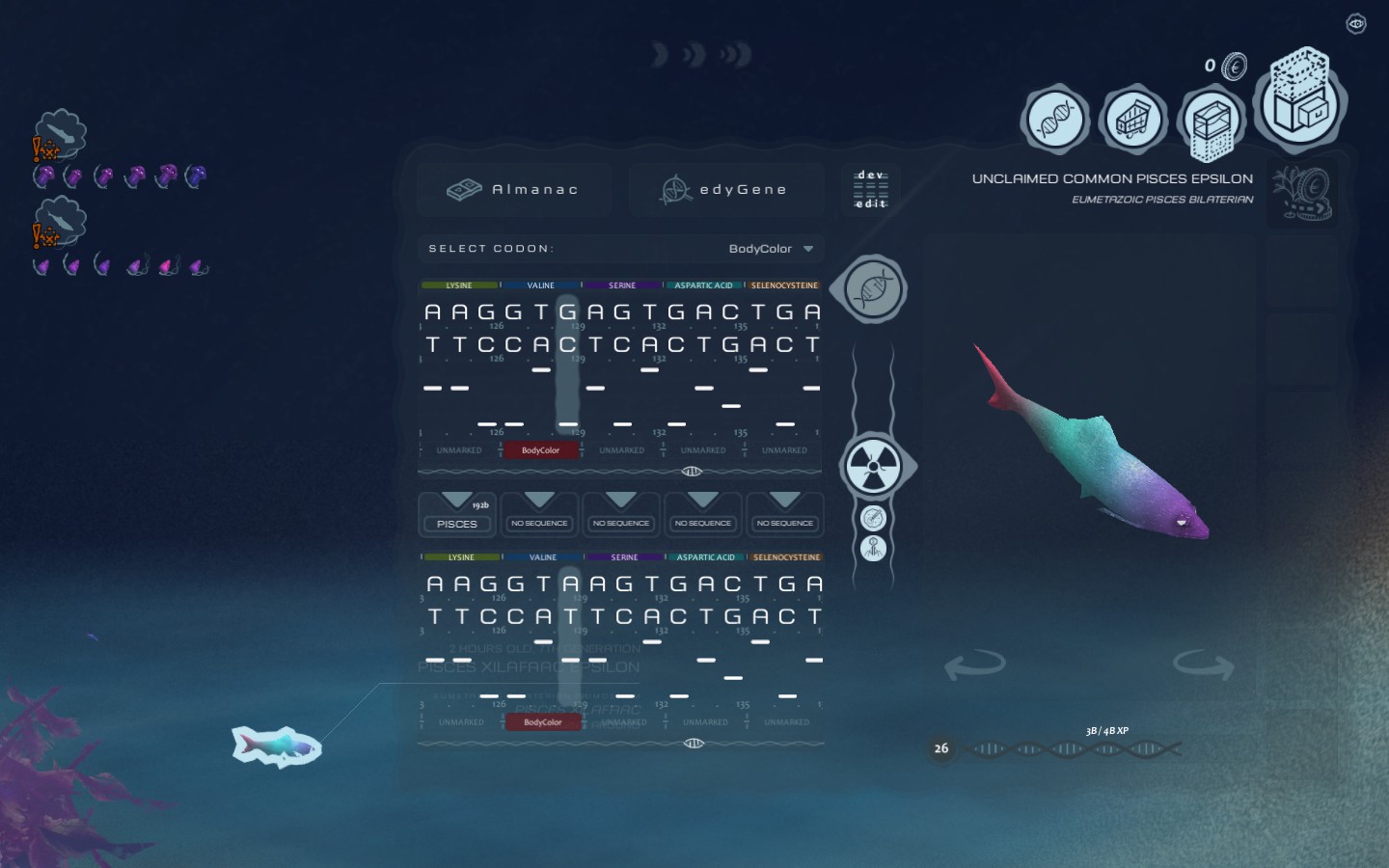 Creatura, mój ewolucyjny symulator akwarium/terrarium jest dostępny w ...