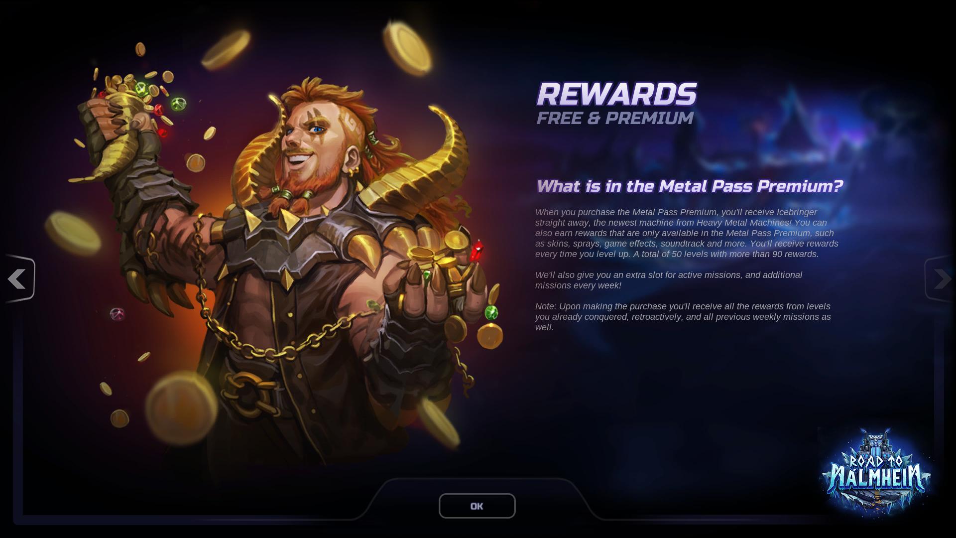 HMM Metal Pass Season + 15 levels - Keymailer