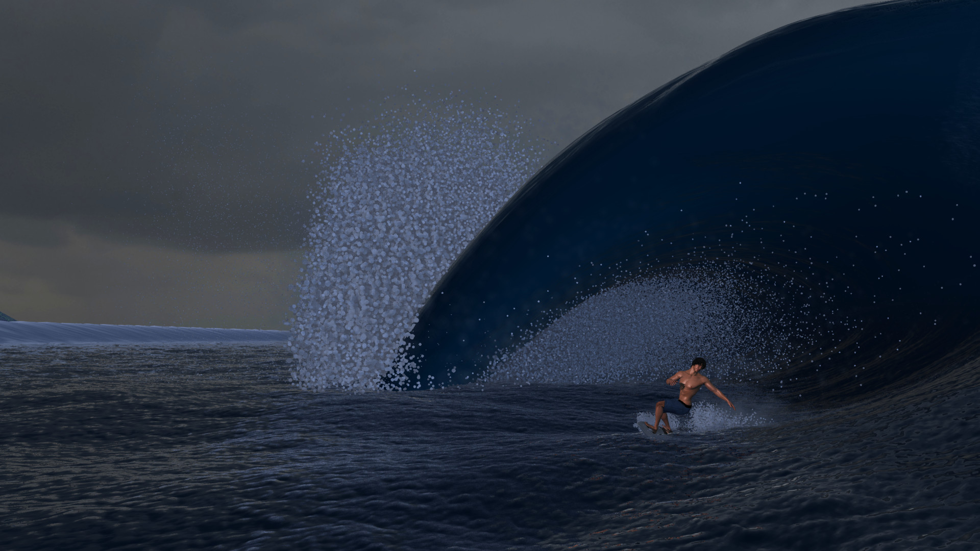 Virtual Surfing on Steam
