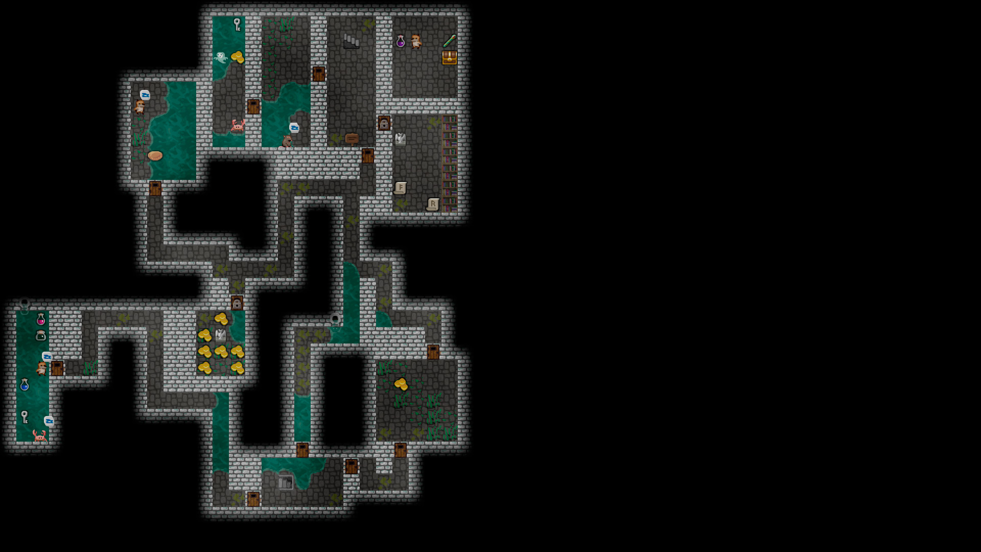 Improved BSP dungeon algorithm : r/roguelikedev