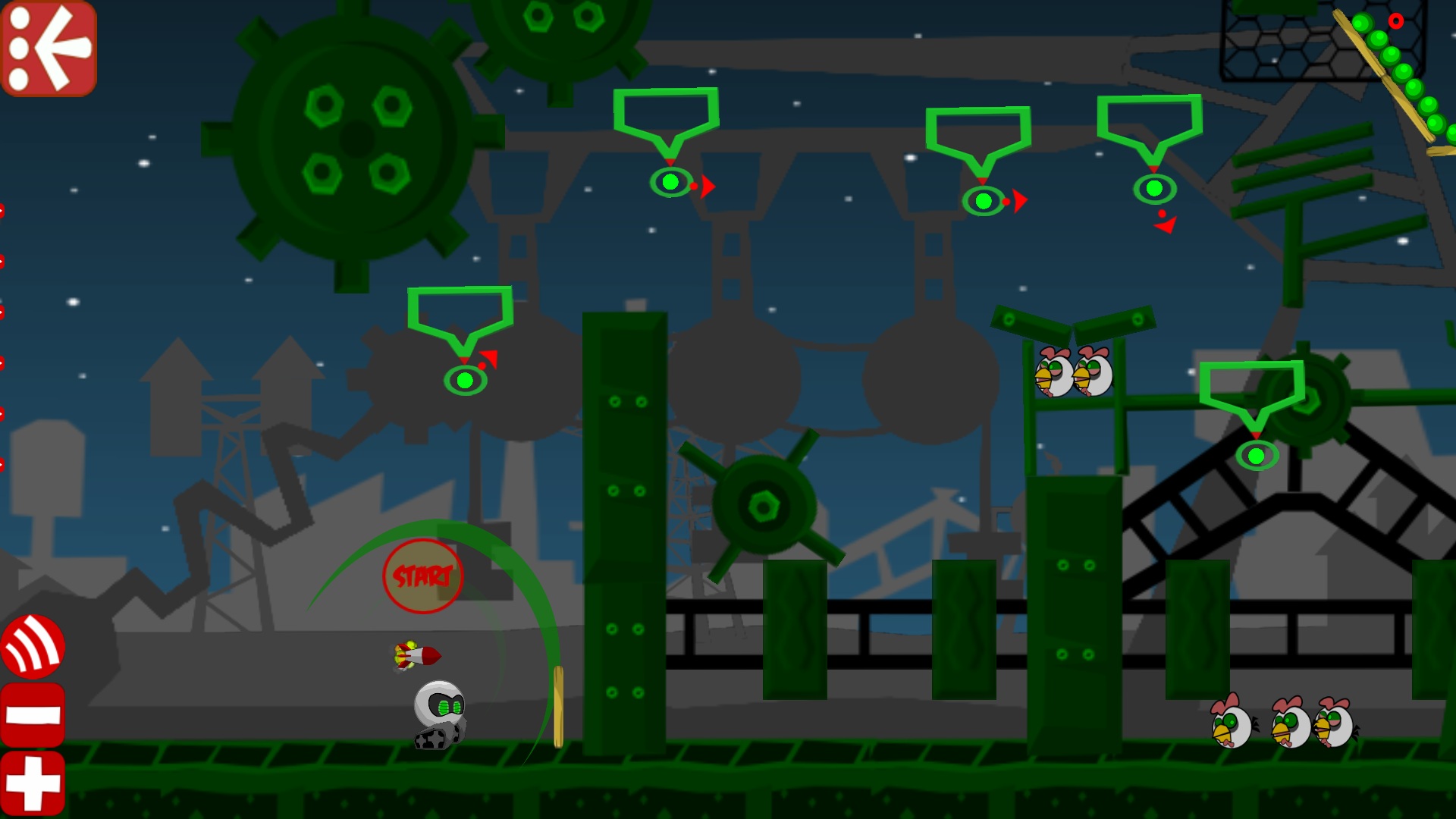 Showcase :: Robot vs Birds Zombies