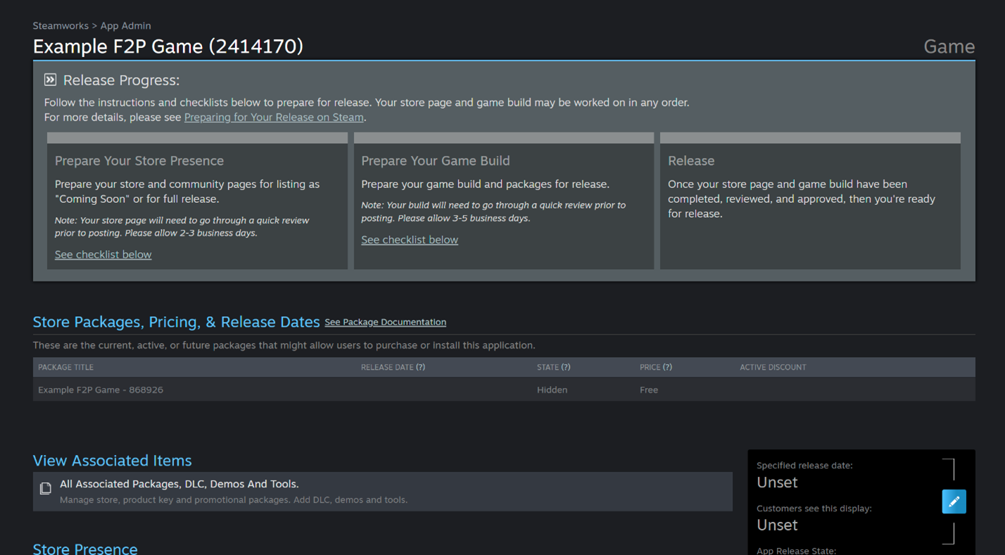 Game F2P (Dokumentasi Steamworks)